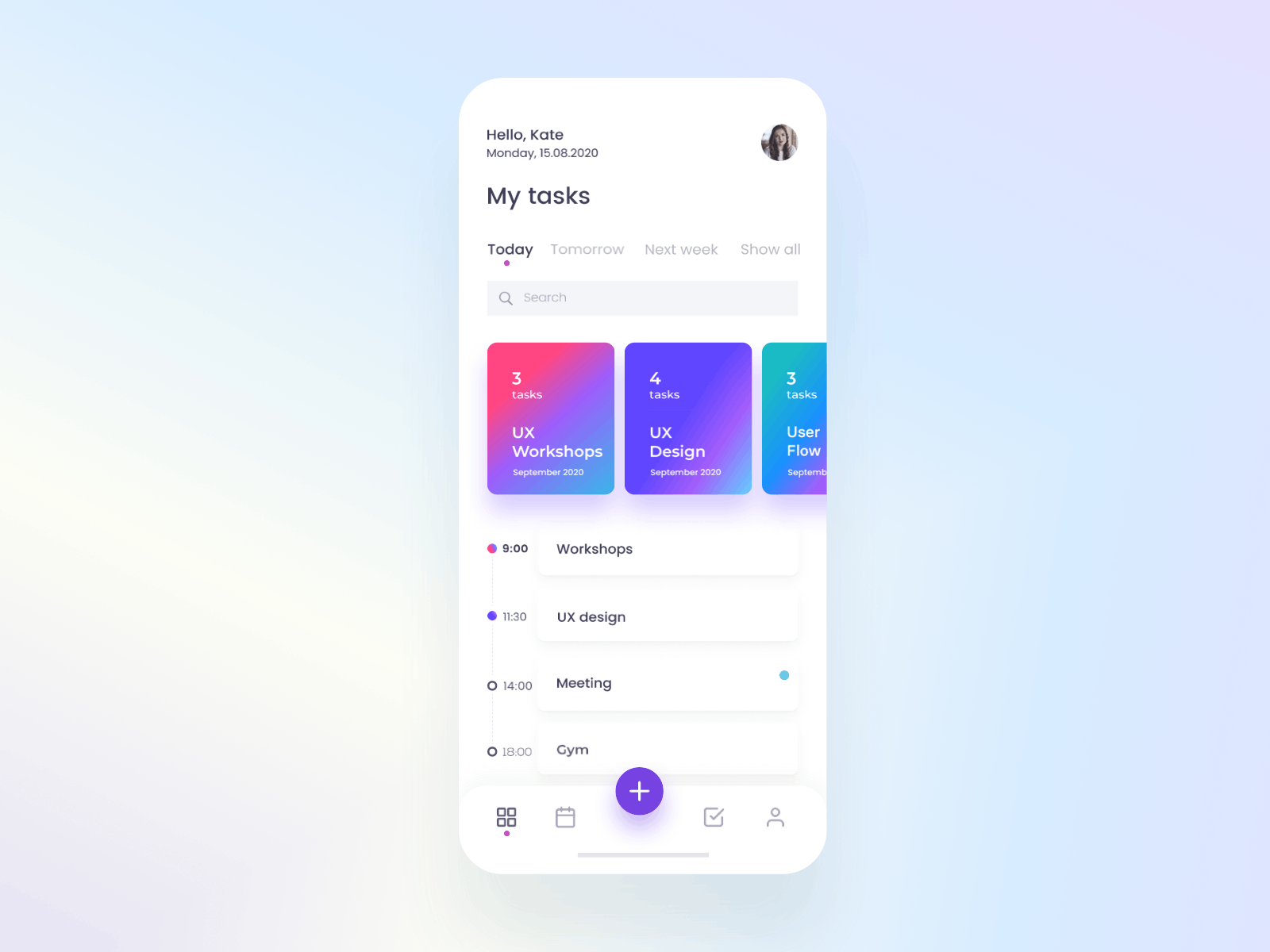 Task Manager by Katarzyna S. for ITMAGINATION on Dribbble