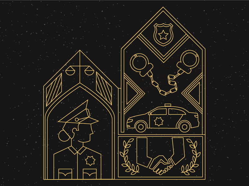 Police Tribute by Ayla O'Brien on Dribbble