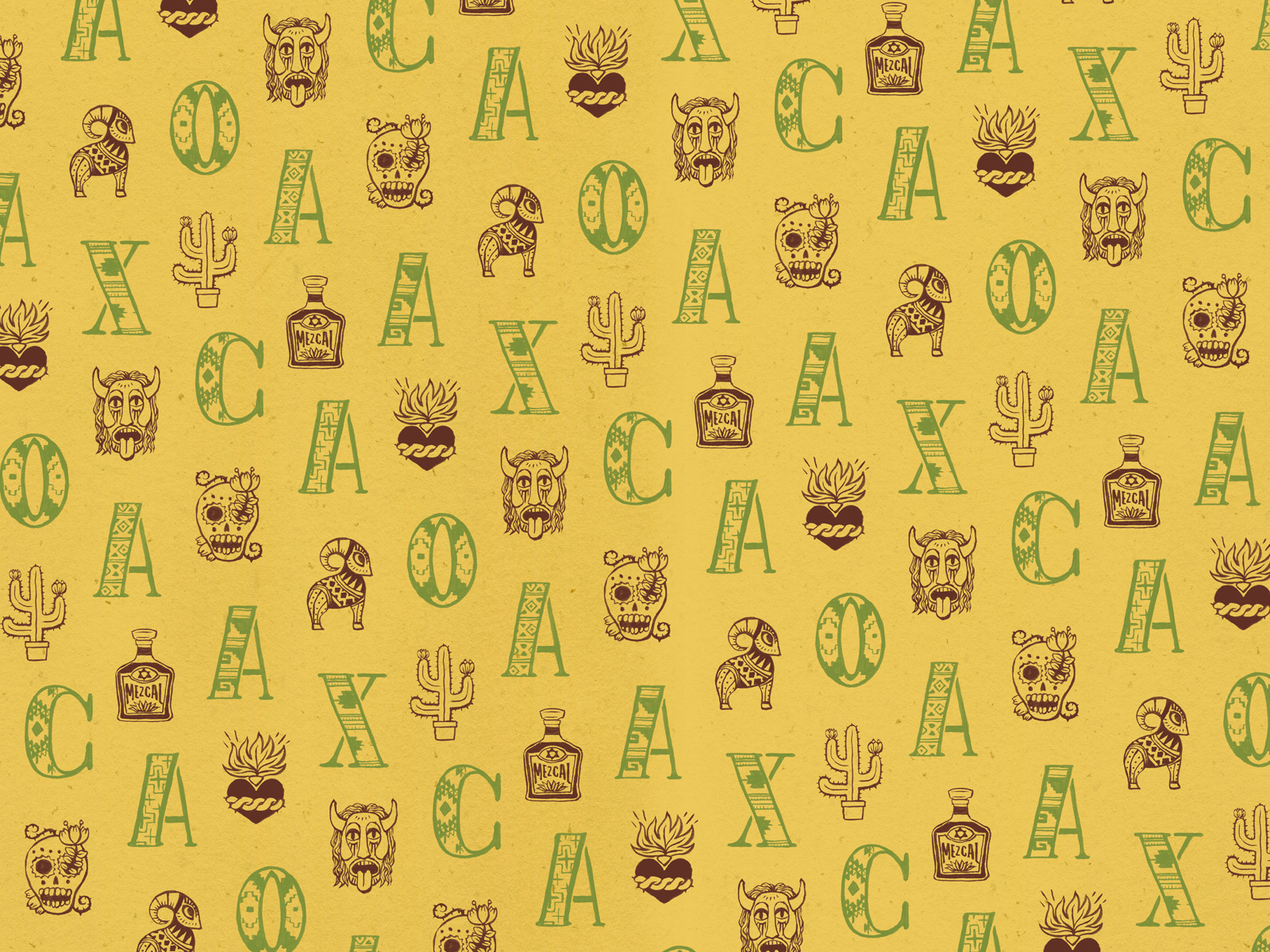 Oaxaca Alphabets by Akane Yabushita on Dribbble