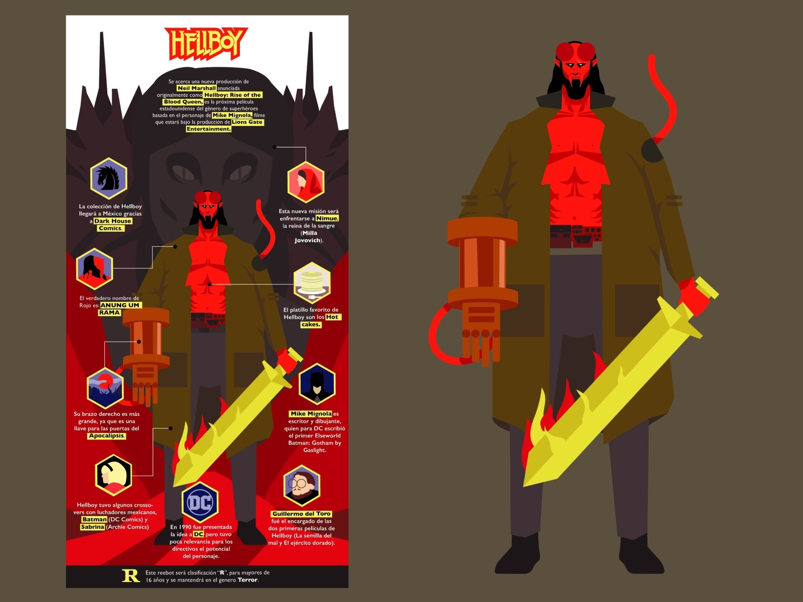 Hellboy by Alejandro Medina on Dribbble