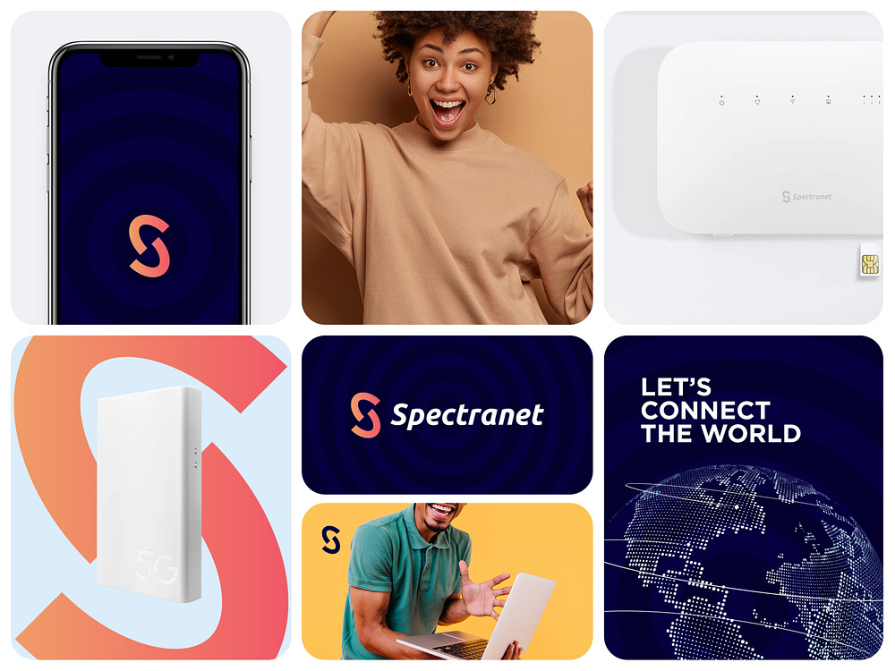 Spectranet Logo Redesign by Adeshakin on Dribbble