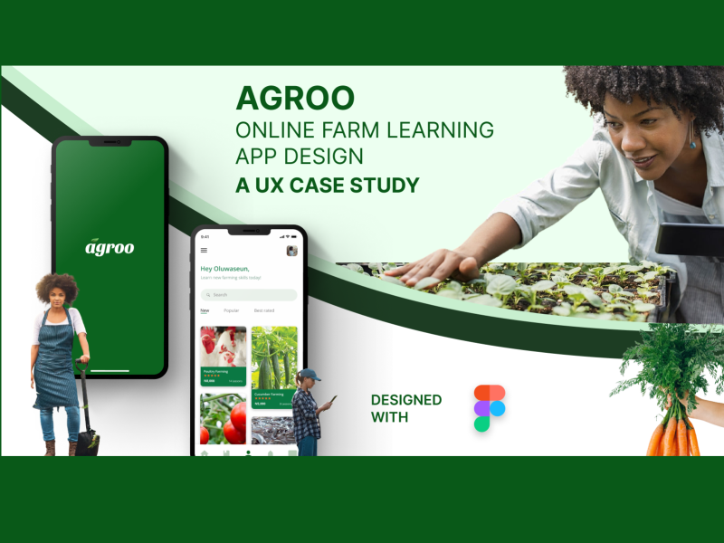 AGROO online farm learning app design by Ojo philip oluwaseun on Dribbble