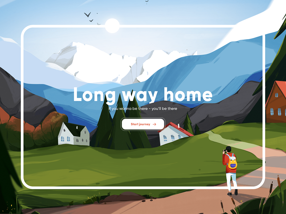 Illustration - Road by Afterglow on Dribbble