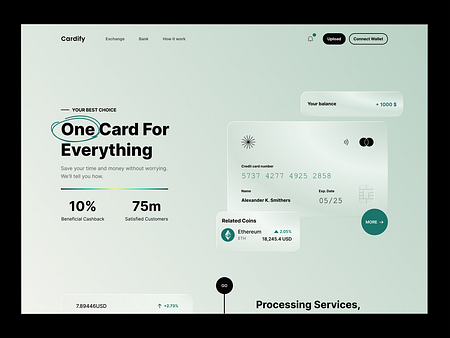 Browse thousands of Credit Card images for design inspiration | Dribbble