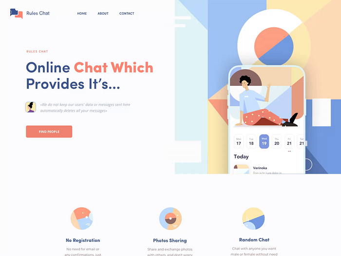 Chat App designs, themes, templates and downloadable graphic elements ...