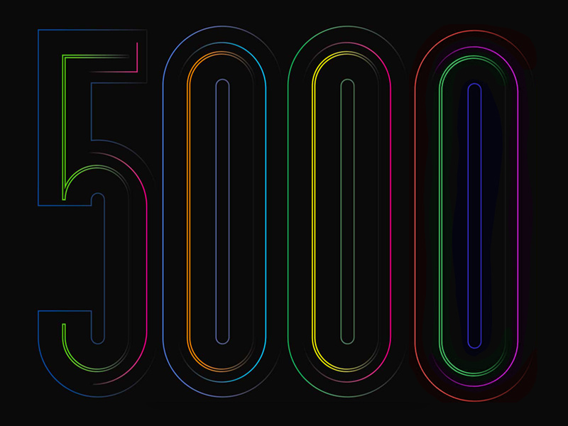 5000 by Jan Kristian Haavi on Dribbble