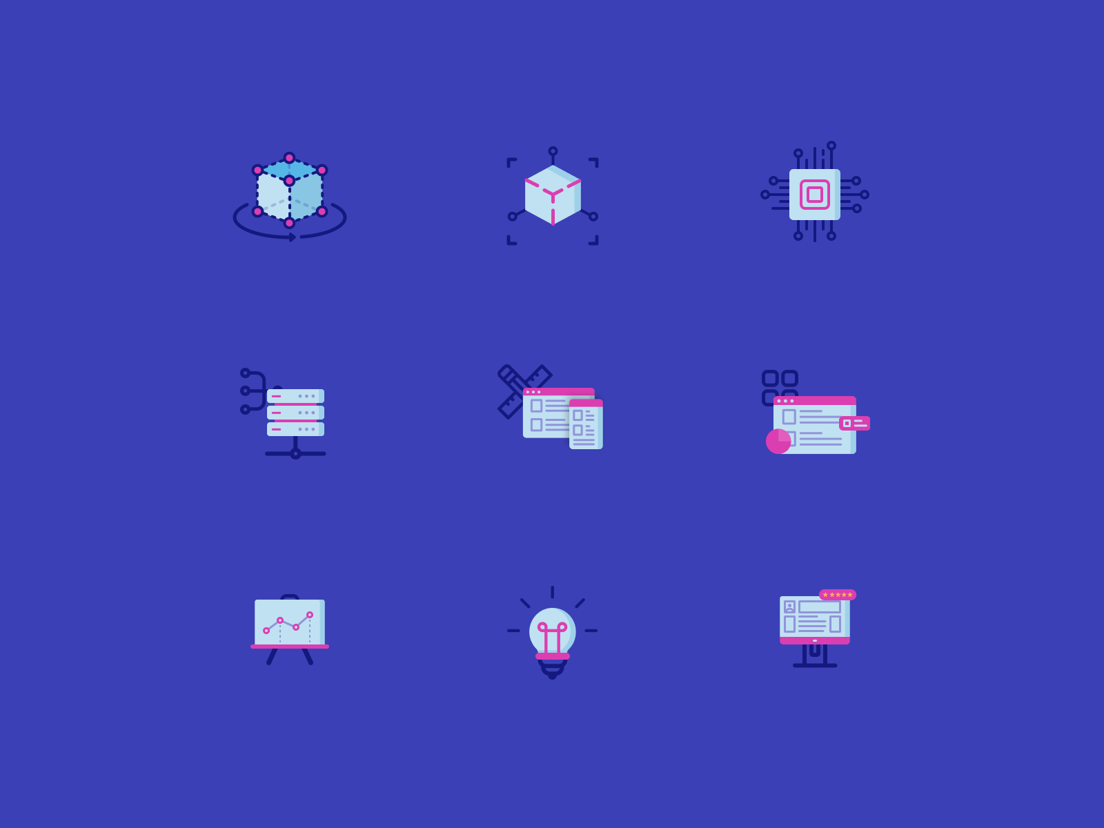 Technology Services Icons by Amgad Okail on Dribbble