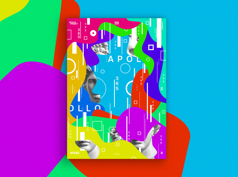Digital Blue Poster #322 by Severino Canepa on Dribbble