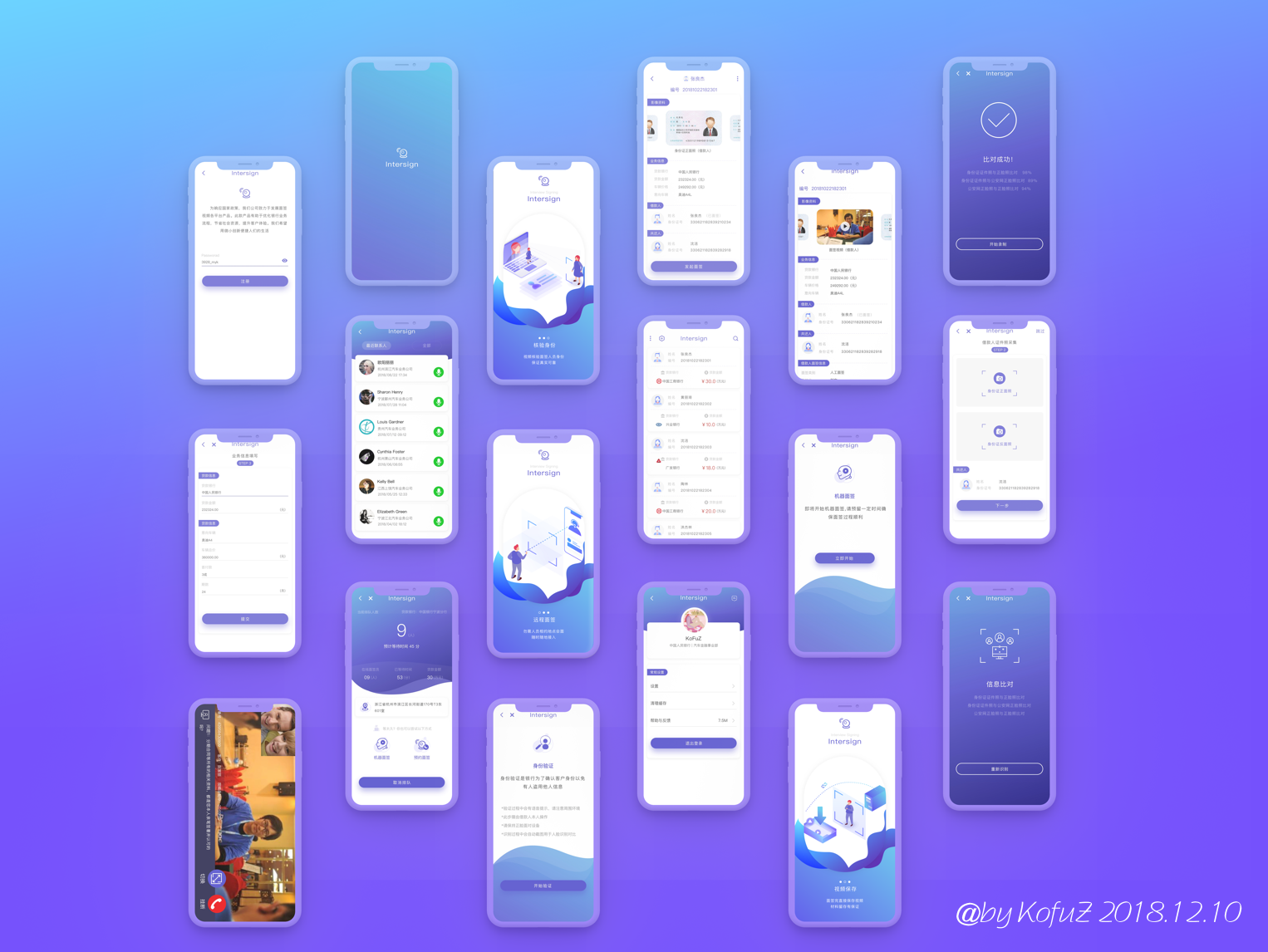 Intersign APP by Jane on Dribbble