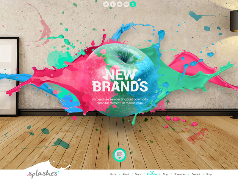 Splashes Project by CreativeWS on Dribbble