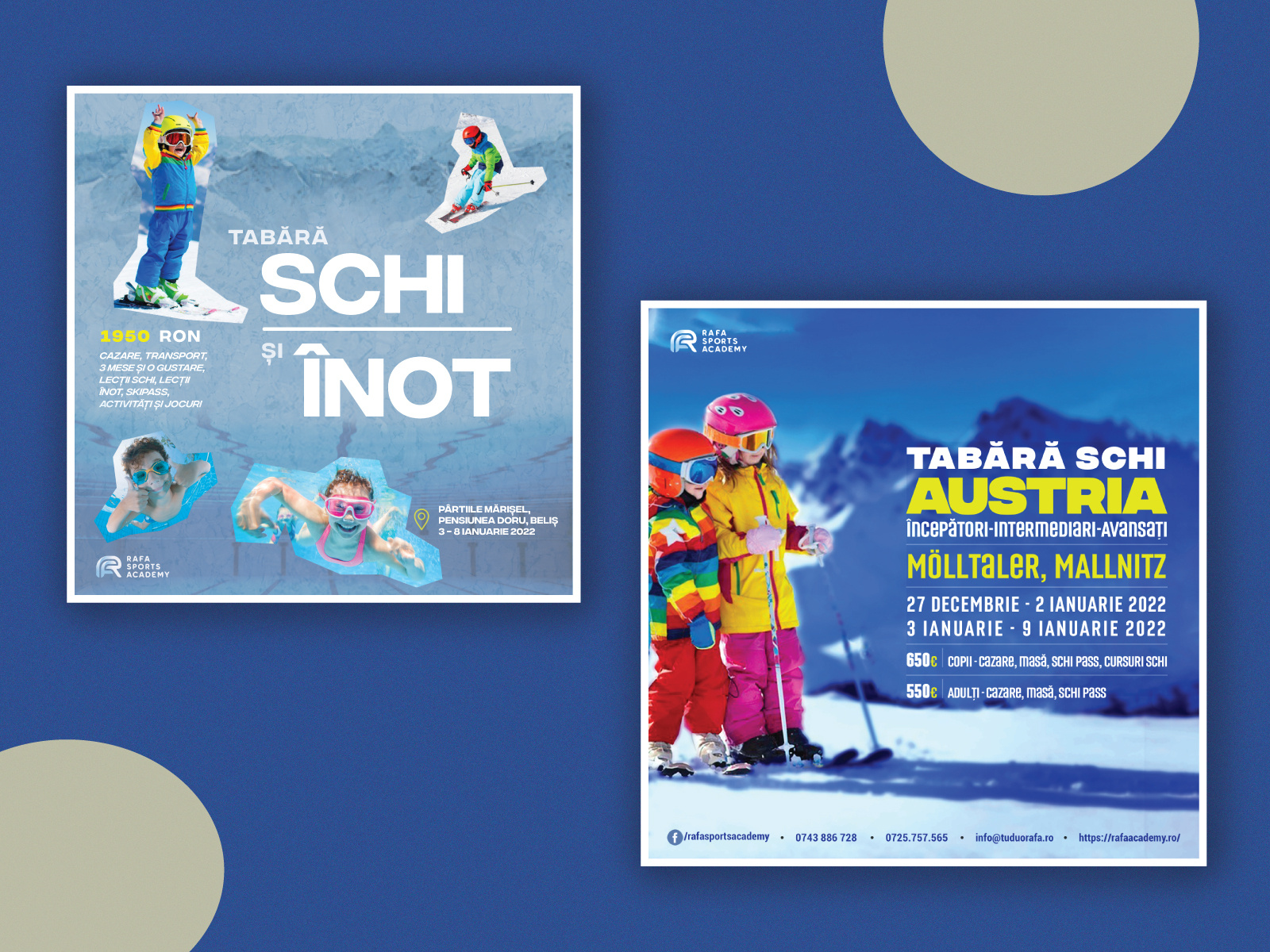 Ad Banners for Rafa Sports Academy by Serban Silviu on Dribbble