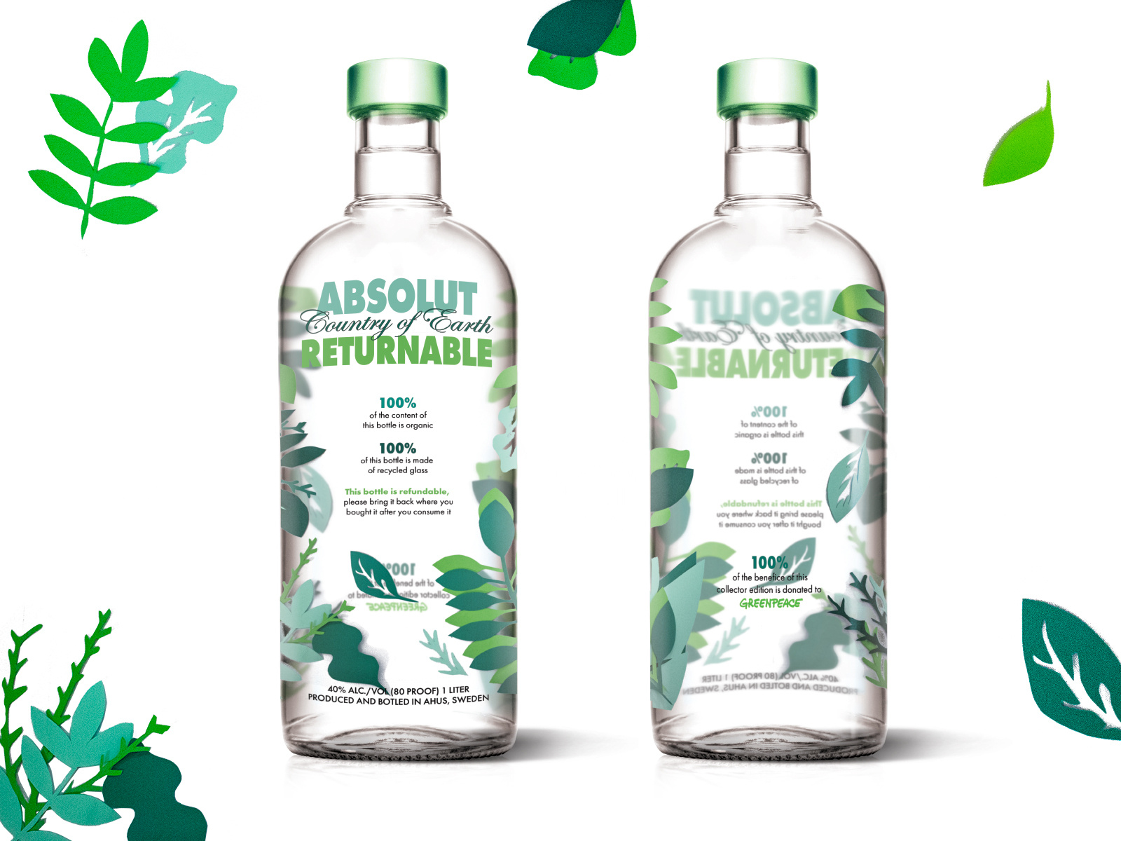 Fictional limited edition for Absolut by Yoan Lelievre on Dribbble
