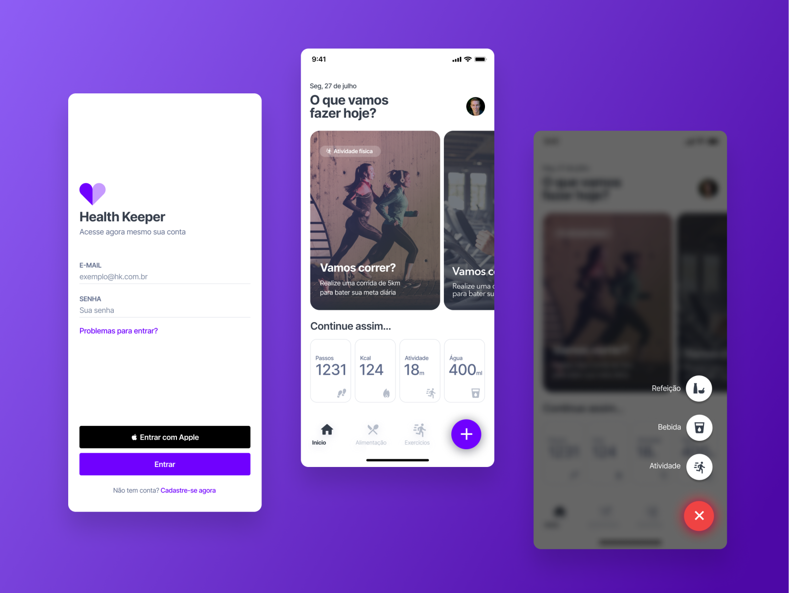 Health Keeper App by Lipe Design on Dribbble