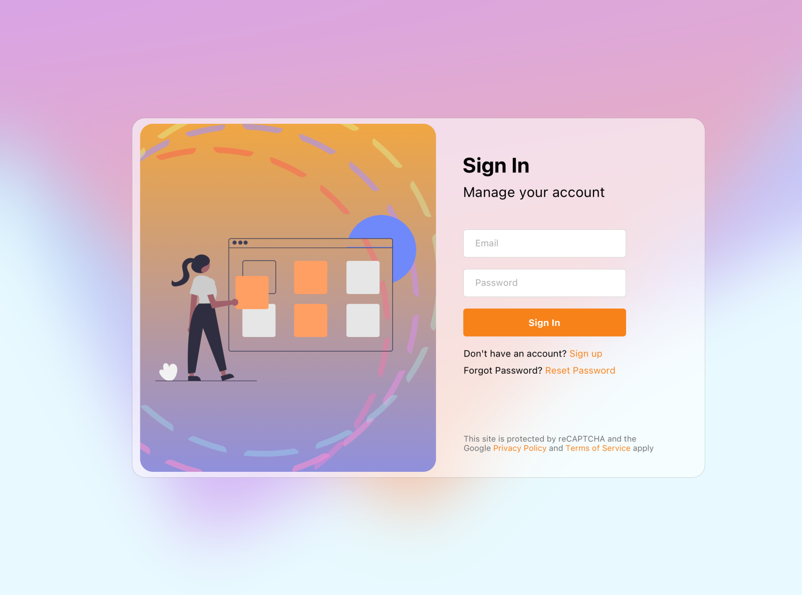 Sign In Card by Samuel Larbi on Dribbble
