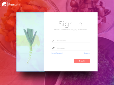 DailyUI Challenge - Day 1 - Sign In Page by Josh Holladay on Dribbble