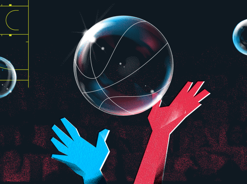 Inside the NBA Bubble by Jon Rohlf on Dribbble