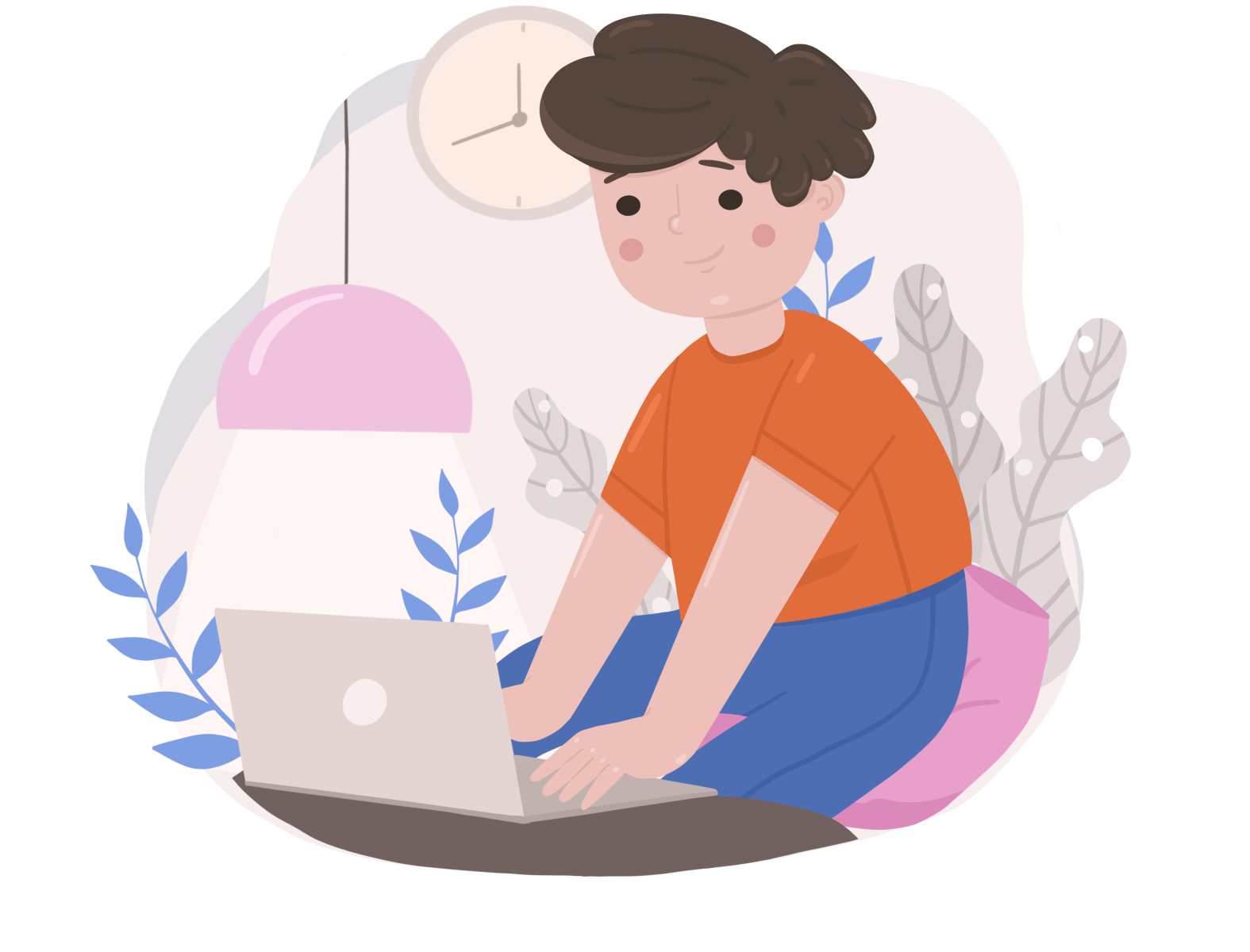Kid Coding - Boy by erlindraw on Dribbble
