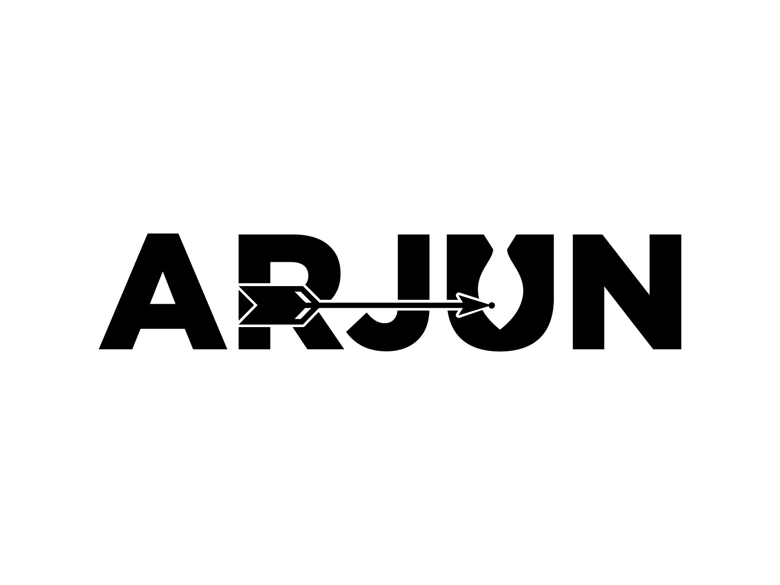 Arjun - Wordplay by Alpesh Jogia on Dribbble