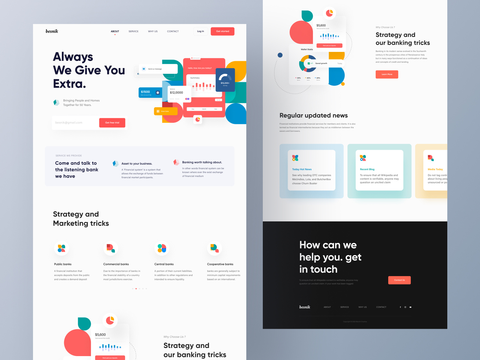 Online Banking Website by Mehedi Titas for UIHUT - UI UX Design Agency ...