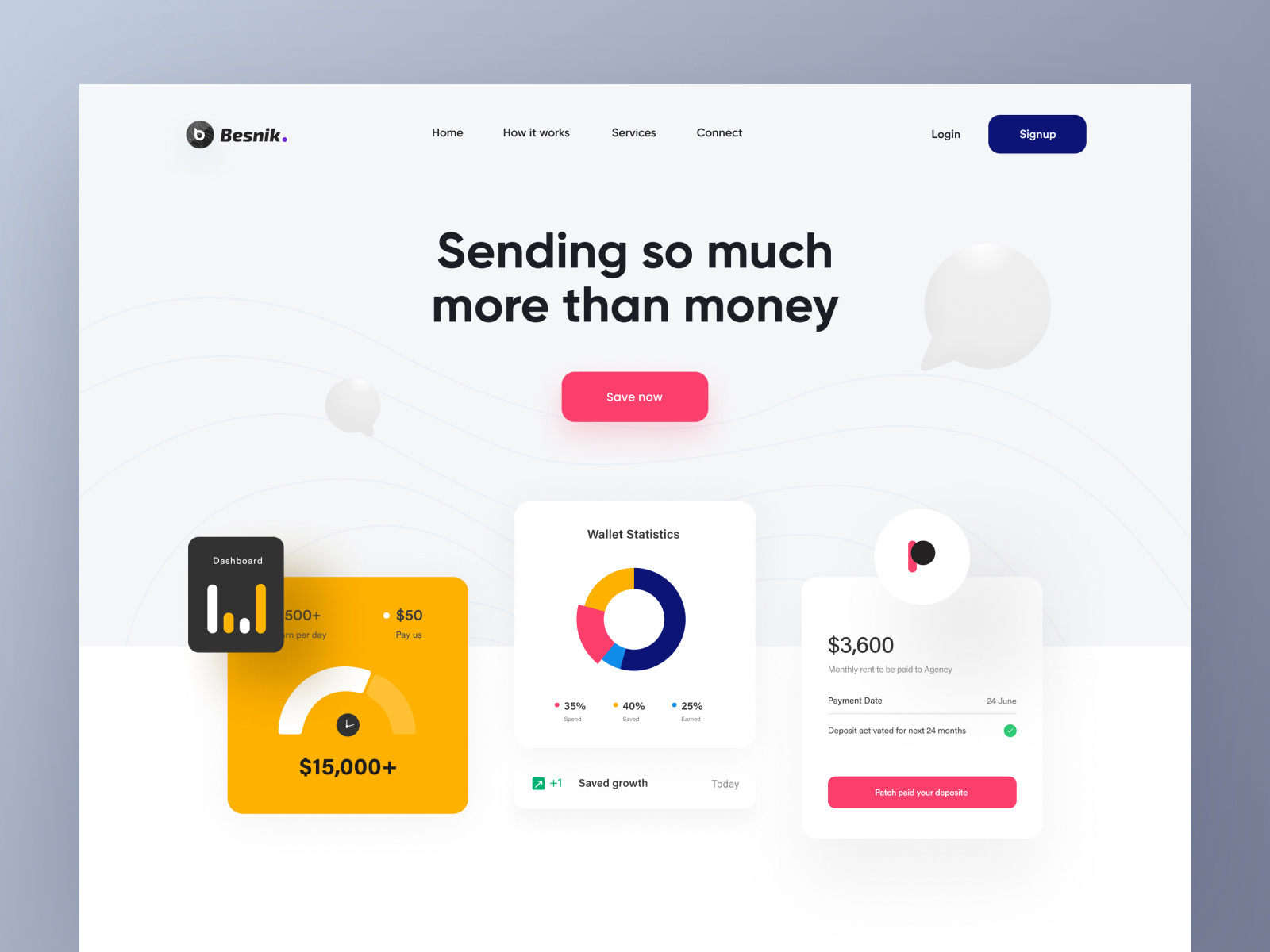Digital Wallet Landing Page by Mehedi Titas for UIHUT - UI UX Design ...
