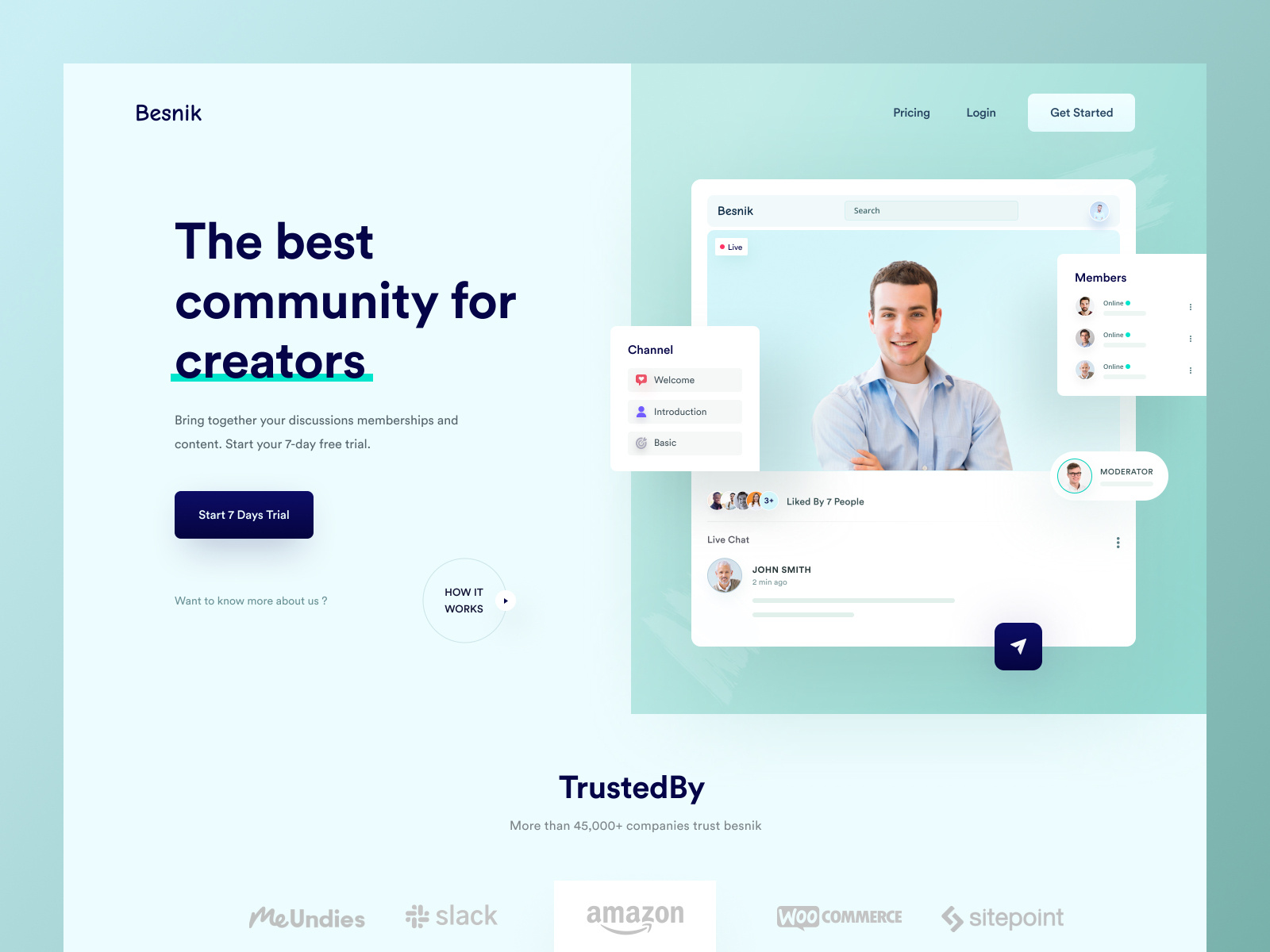 Community Platform For Creators by Mehedi Titas for UIHUT - UI UX ...
