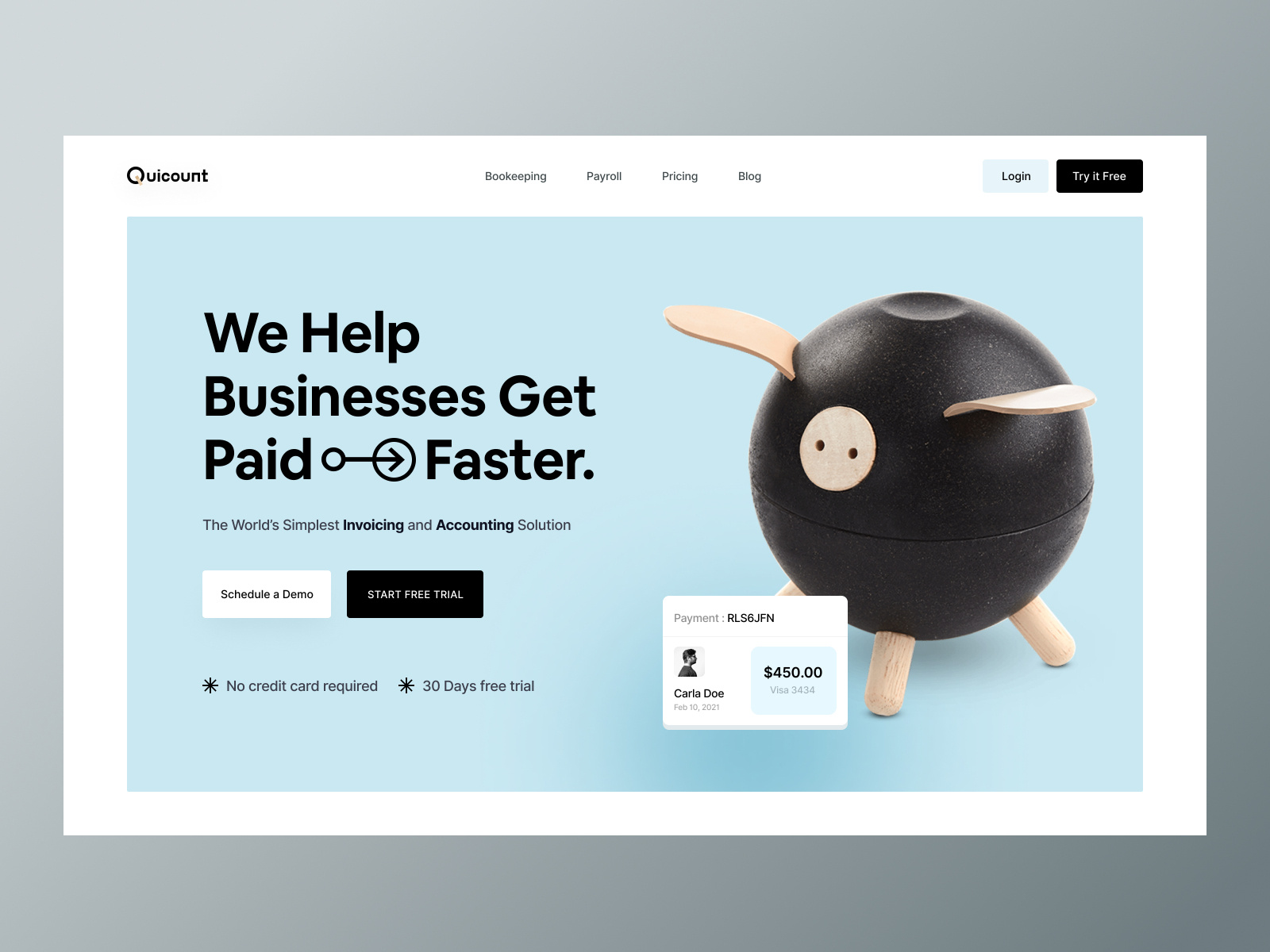Invoicing & Accounting Header Design by Mehedi Titas for UIHUT - UI UX ...