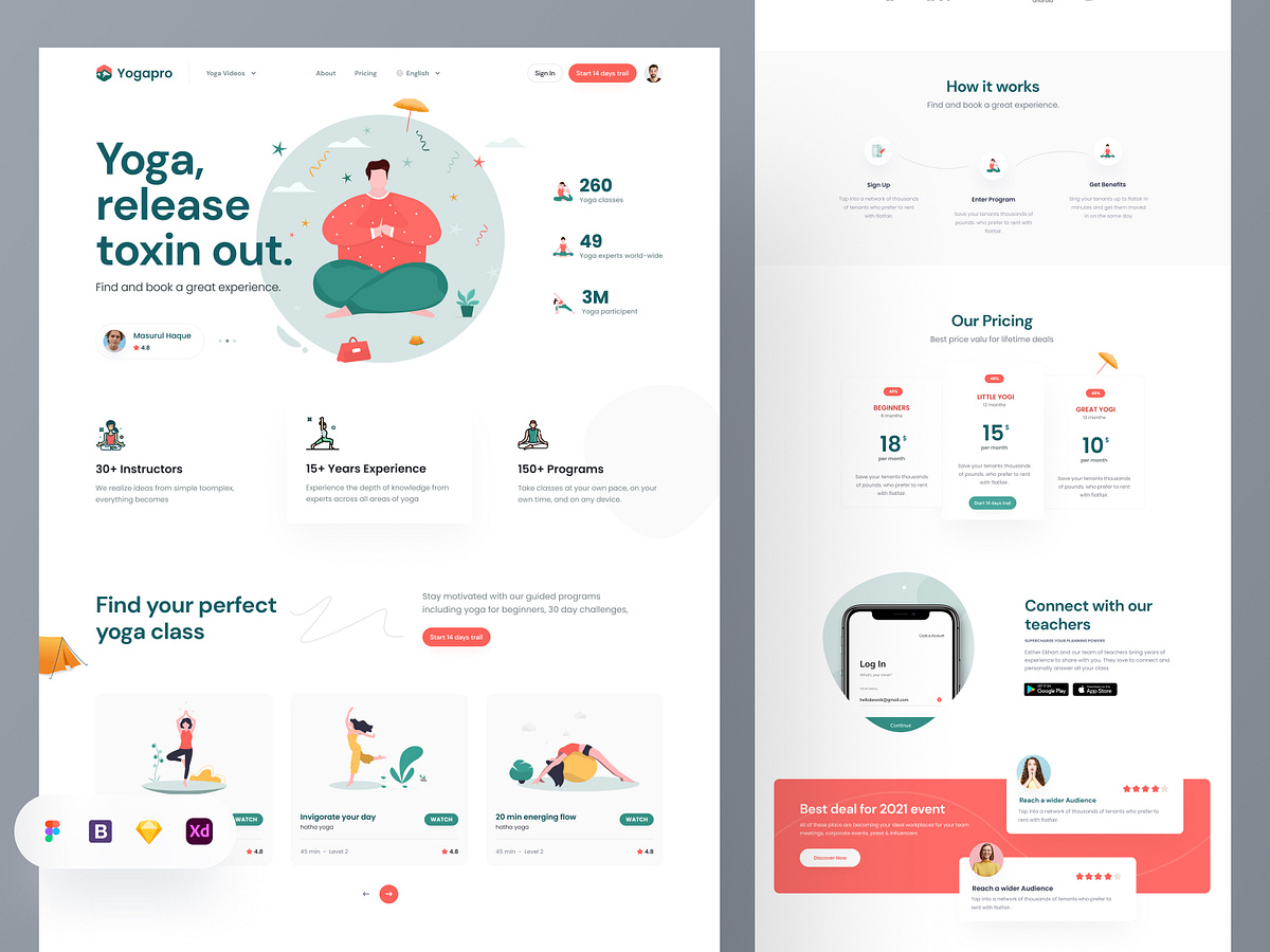 Yoga Website designs, themes, templates and downloadable graphic ...