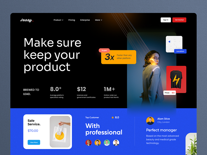 Creative eCommerce Website by M Haque on Dribbble