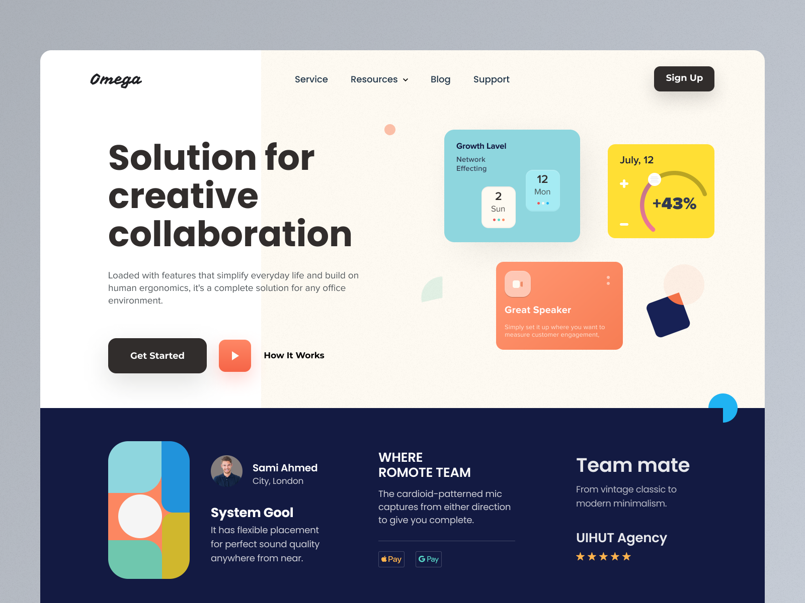 Creative Collaboration Quotes Website Design by Mehedi Titas on Dribbble