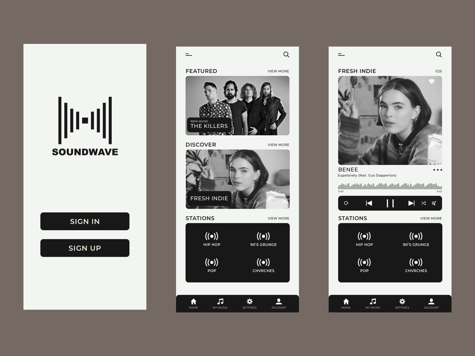 SOUNDWAVE Music App Concept by Robert Torres on Dribbble