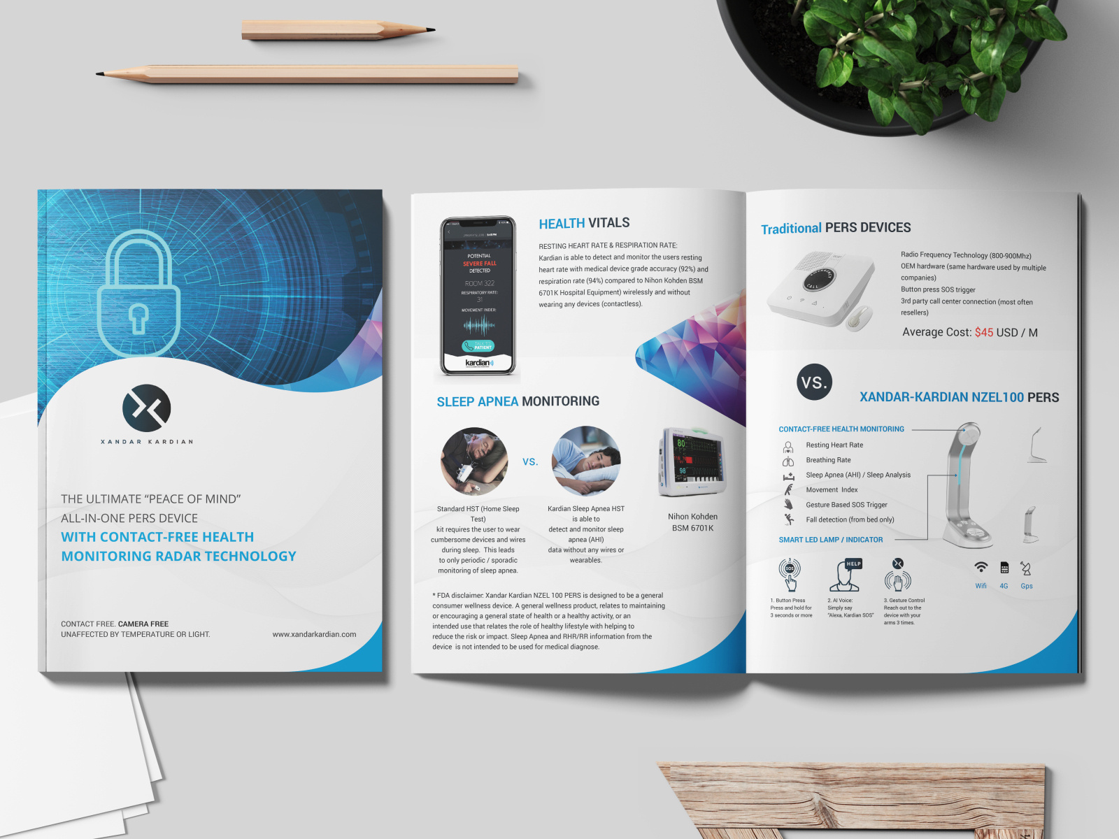 Health Monitoring Brochure by Masud Rana on Dribbble