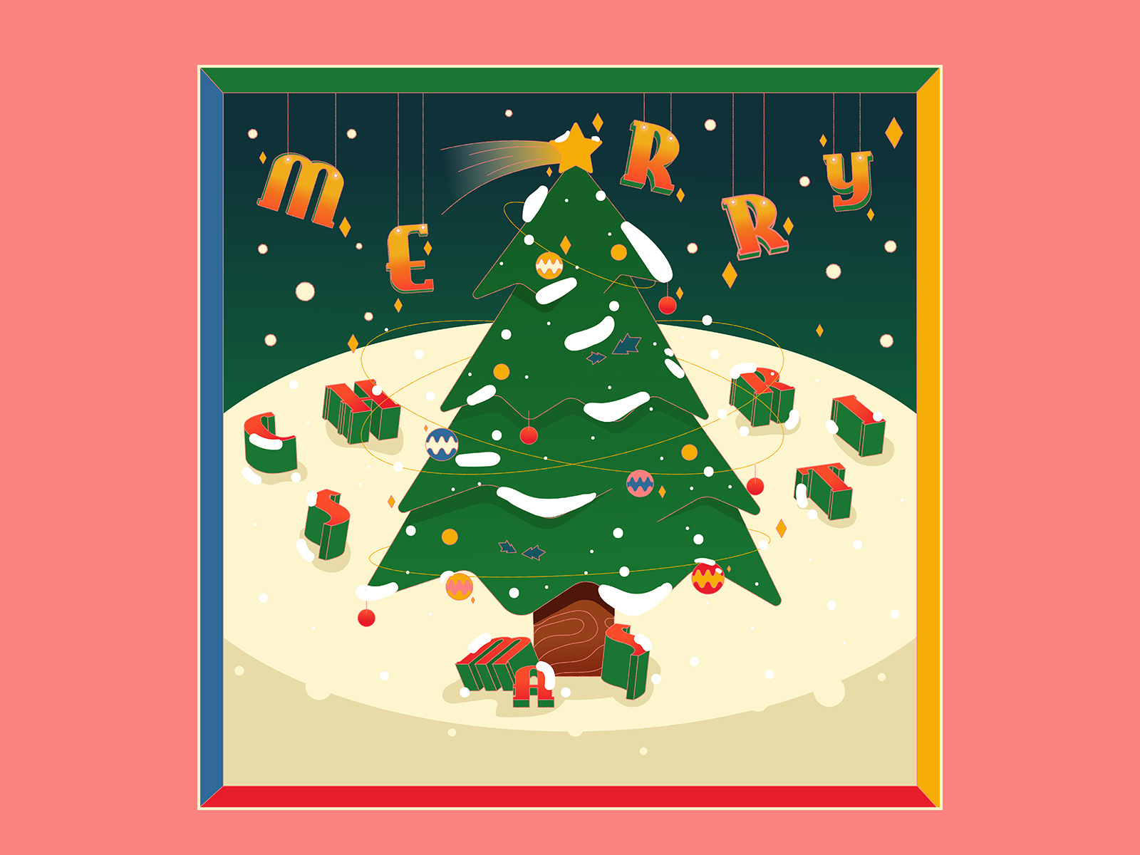 Merry Digital Illustration by Do Ngoc on Dribbble