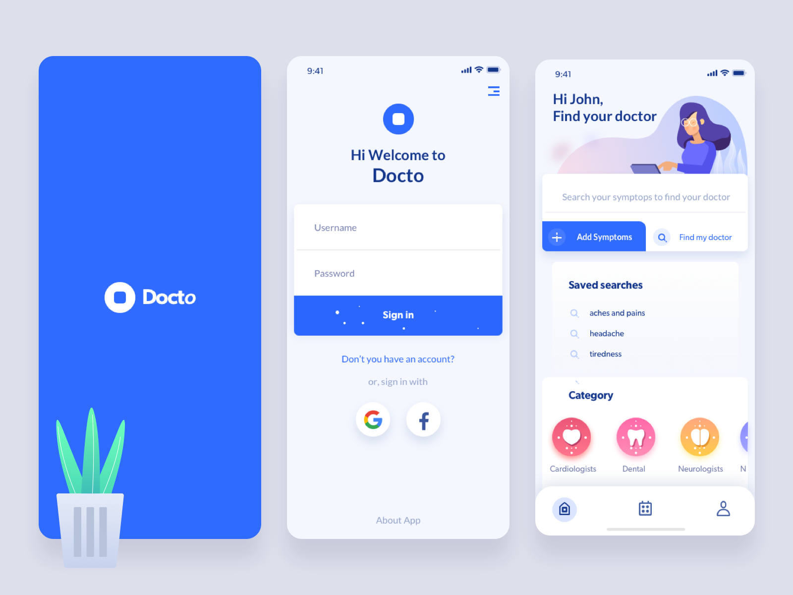 Doctor Booking App by Chehan Madusanka on Dribbble