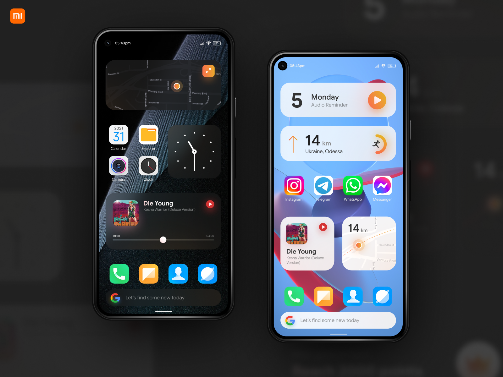 MIUI 12+ widgets concept by Matvii Dunuk 👀 on Dribbble