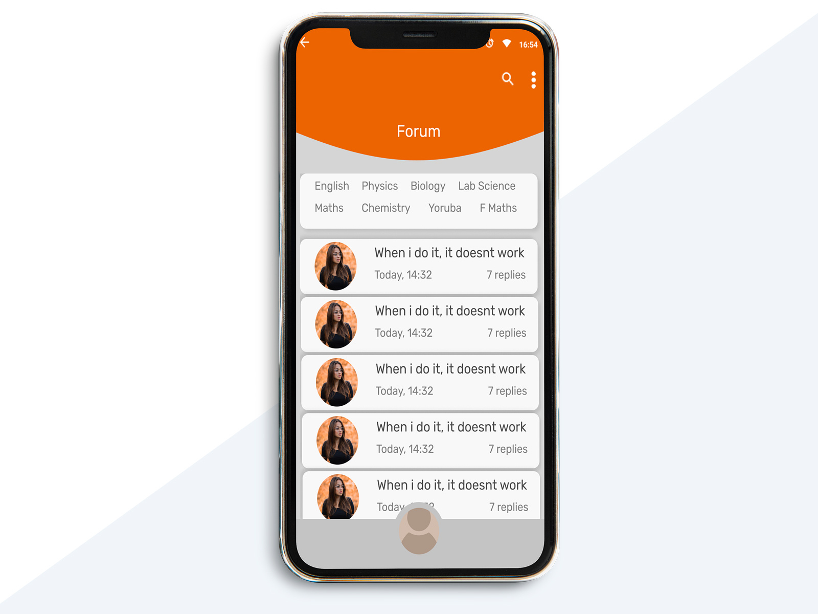 educational app forum by igwe emmanuel on Dribbble