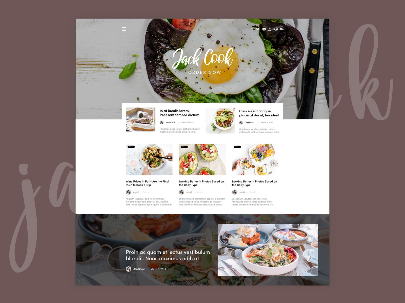 Jack Cook by Wittaya Malaratn on Dribbble