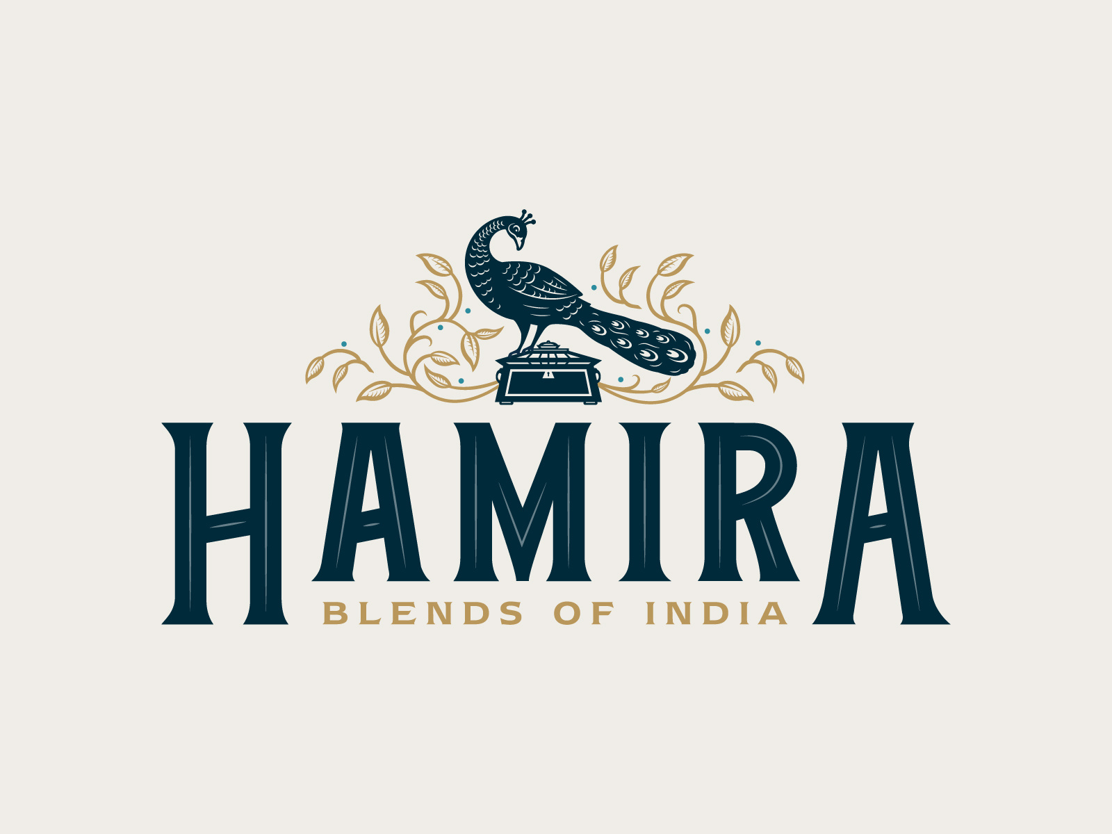 Hamira Blends of India Logo Design by Root Studio on Dribbble