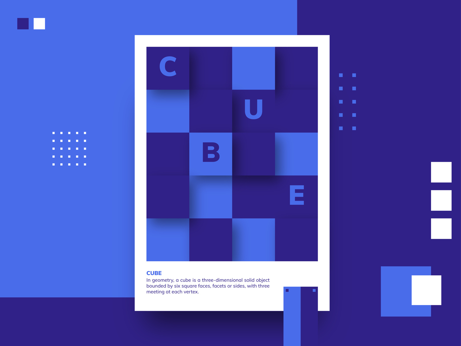Cube Poster by Muhamad Yudha Rifai on Dribbble