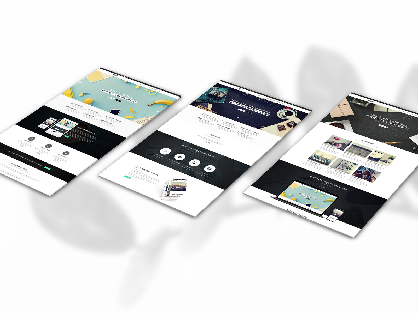 Moki - Multipurpose 126 PSD Template Showcase 90 by Mai Xuan Man on ...
