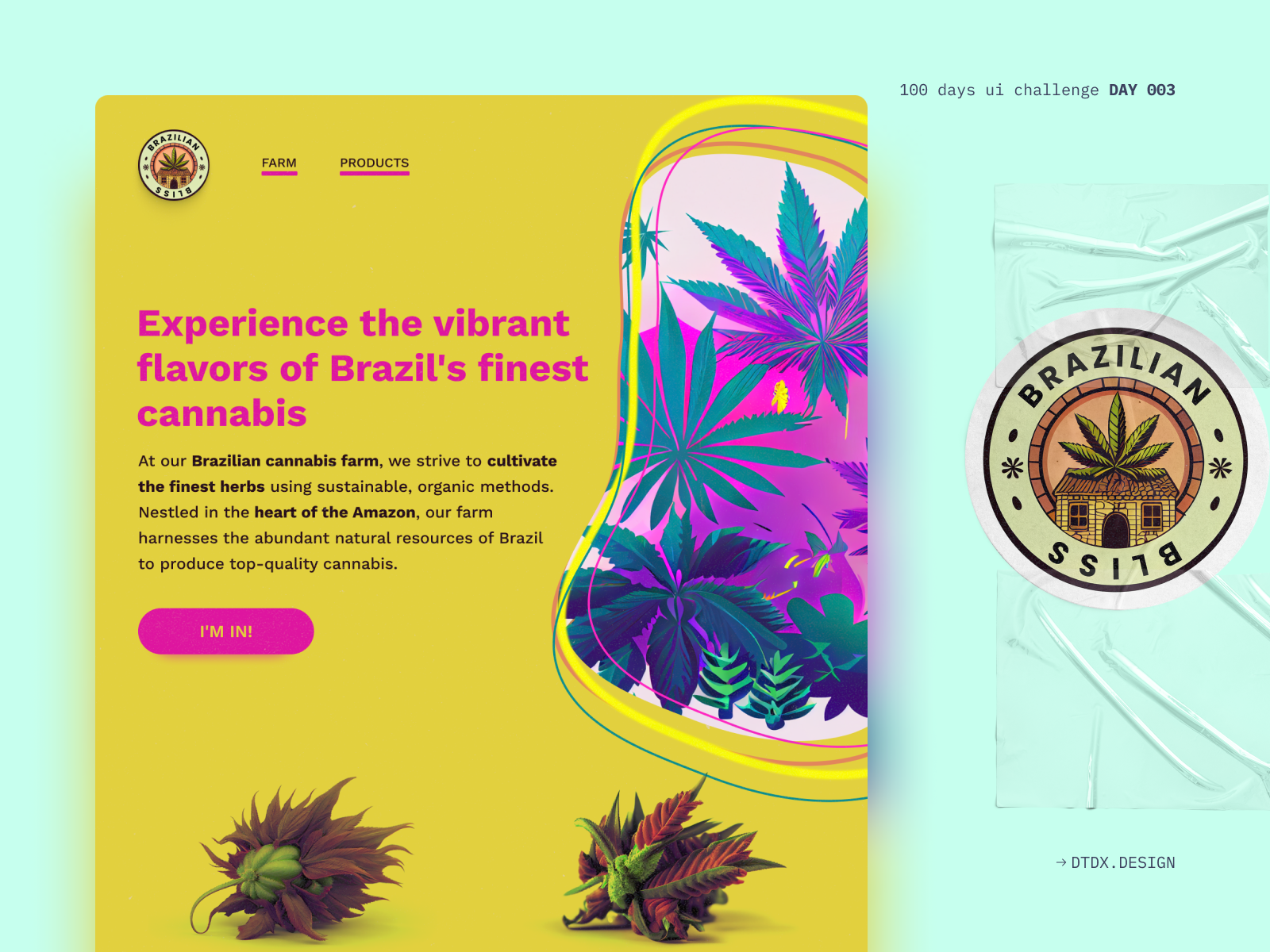 Ui Challenge Day 003 Landing Page Dailyui By Rafael Feliciano On