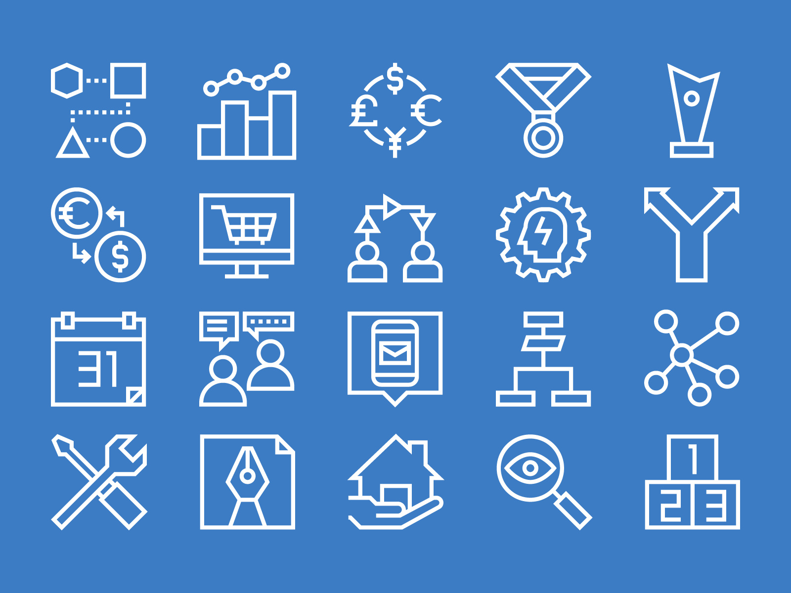 Conceptual Mixed Icons by Becris on Dribbble