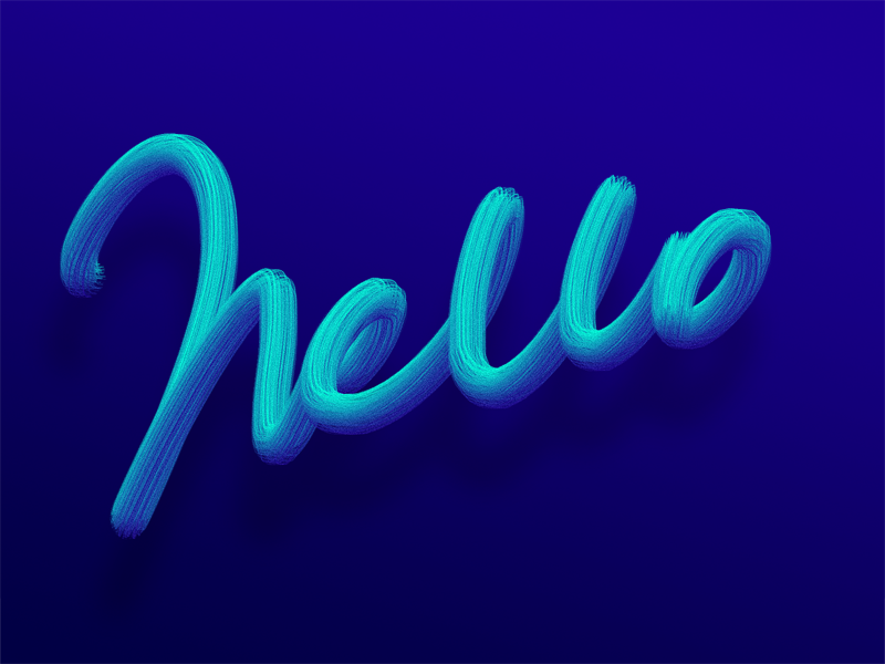 hello by Tomasz Błokowski on Dribbble