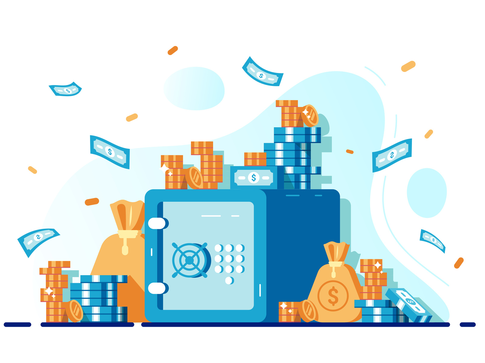 Safe with money by serj marco on Dribbble