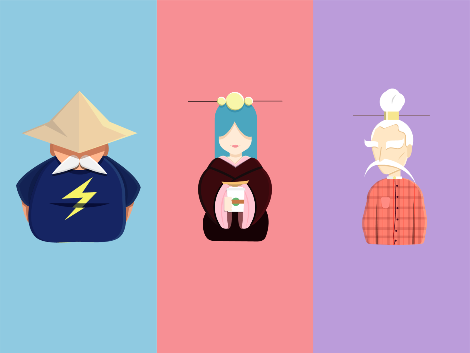 Choose your sensei ! by Imane B on Dribbble