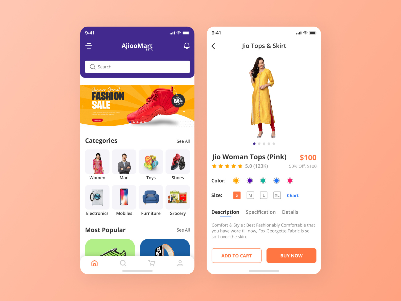 Daily UI :: 012 - E-Commerce Shop (Single Item) by Jatin Dobariya on ...