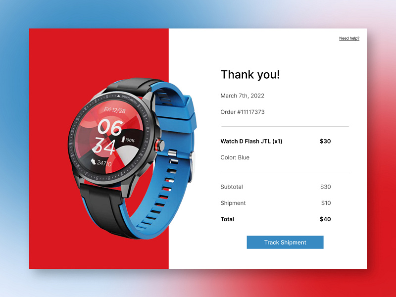 Email Receipt Design designs, themes, templates and downloadable ...