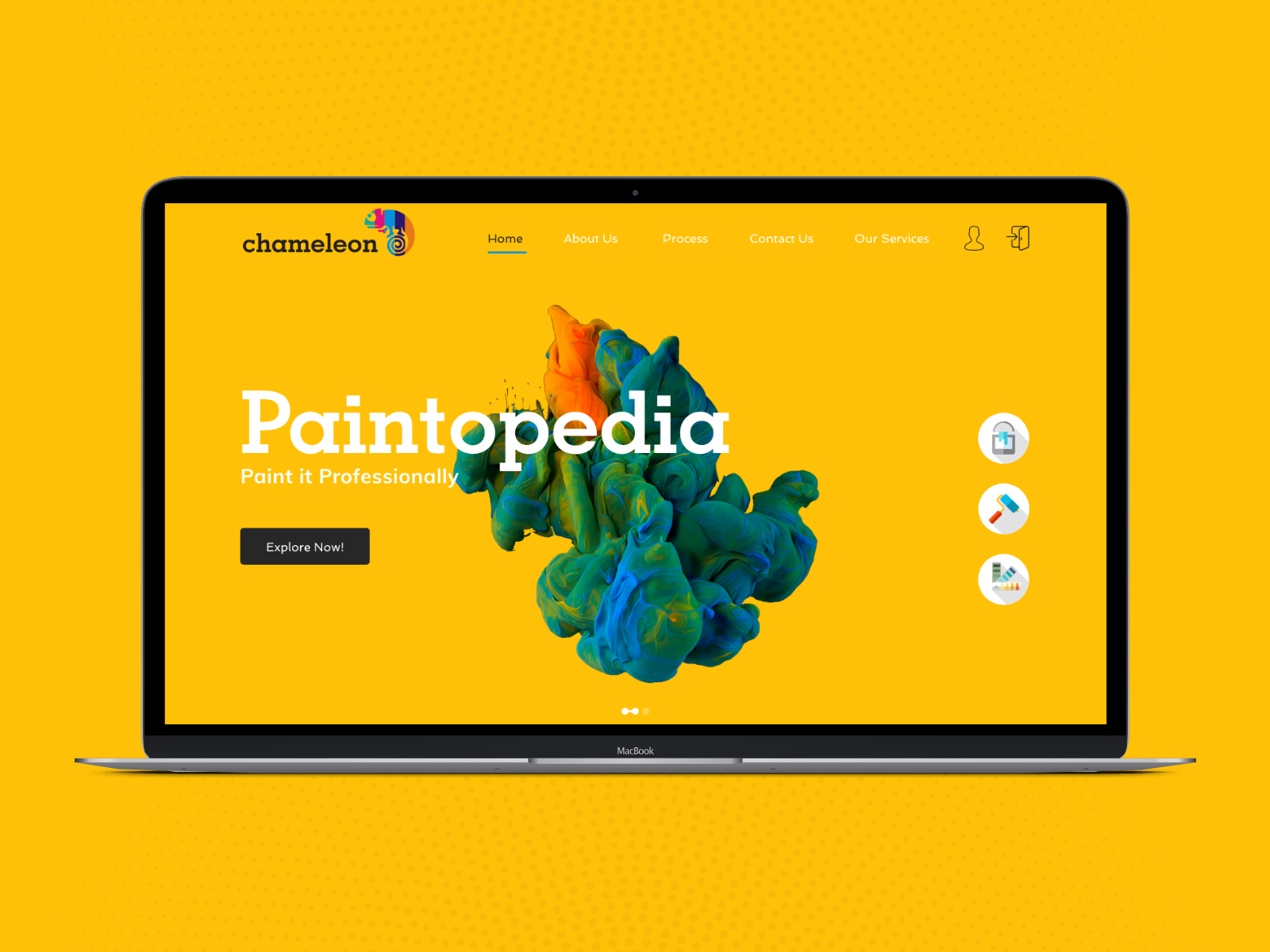 Chameleon Website by Nitin Chowdhari on Dribbble