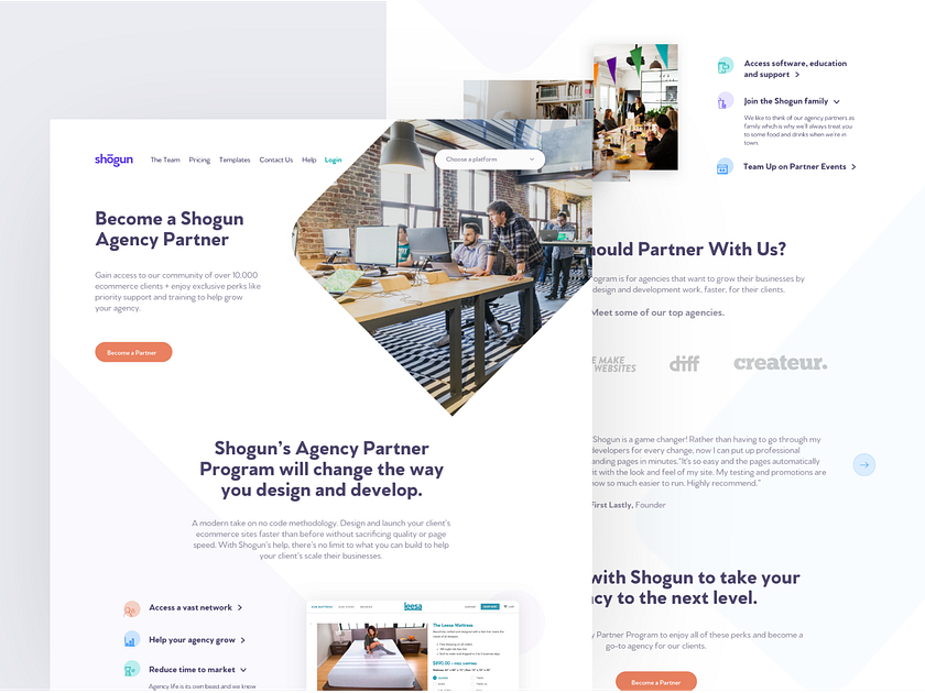 Partners Page designs, themes, templates and downloadable graphic ...
