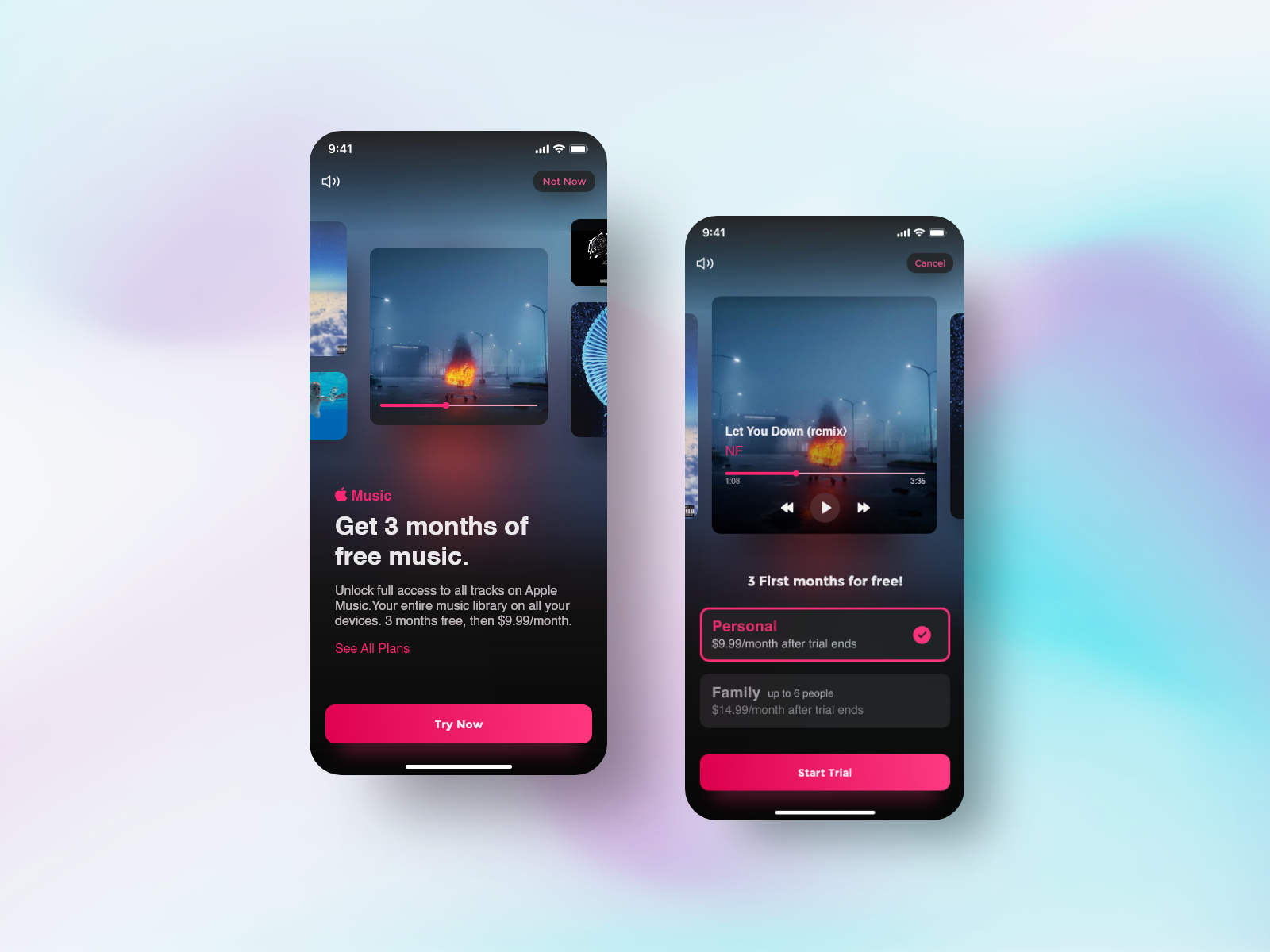 Apple Music Interactive Subscription by Arthur K on Dribbble