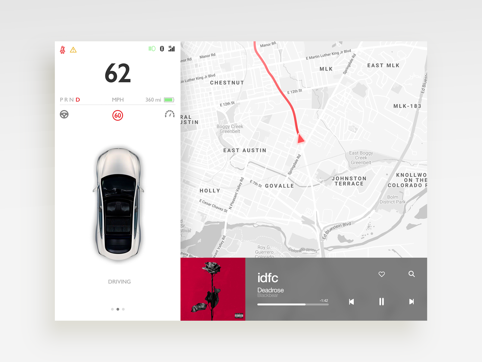 Car Interface Design